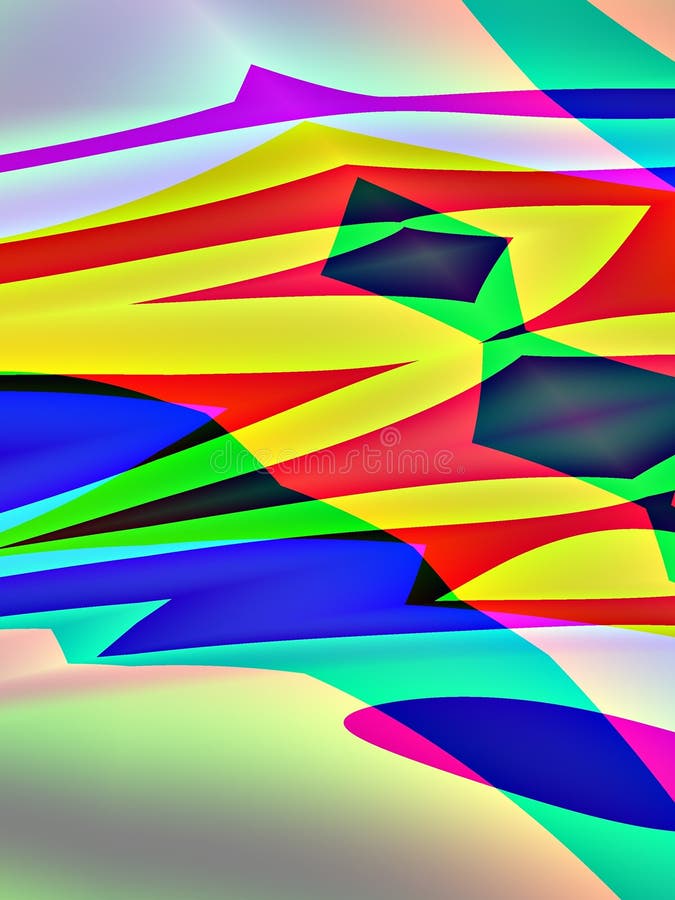 Crazy Party Vertical Illustration Colorful Backgrounds Stock ...