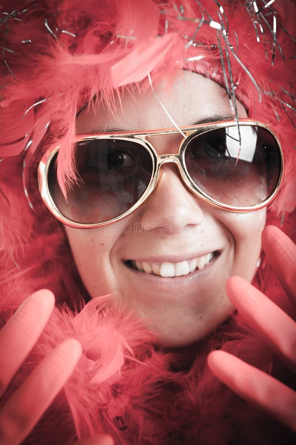 Crazy party stock image. Image of caucasian, pretty, portrait - 67202445