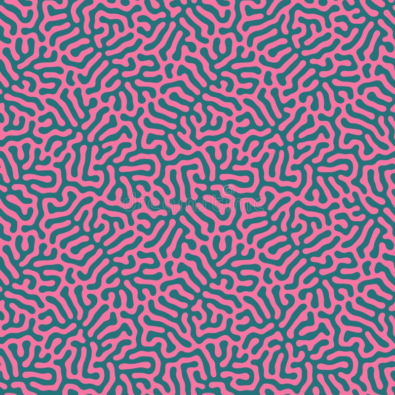 Crazy Psychedelic Art Seamless Pattern Vector Pale Pink Abstract ...