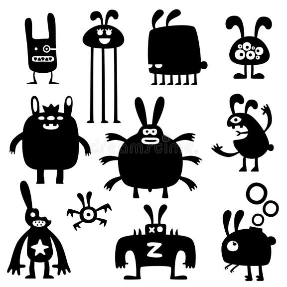 Crazy rabbits set03 stock vector. Illustration of character - 17435462