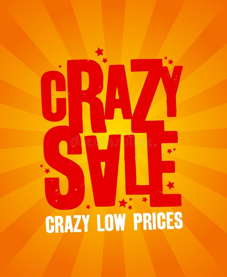 Crazy sale banner. stock vector. Illustration of banner - 25318226 Crazy sale banner. stock vector. Illustration of banner - 25318226