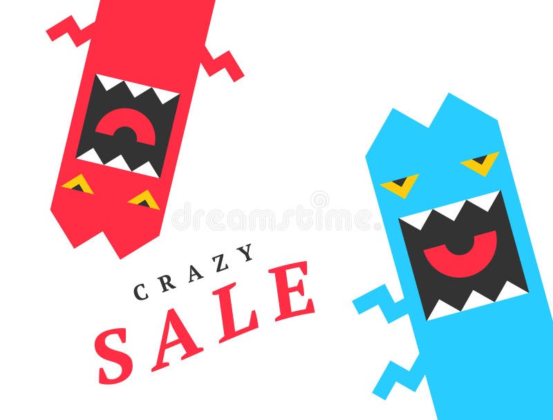 Monsters Sale Stock Illustrations – 277 Monsters Sale Stock ...