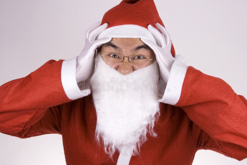 Crazy Santa Claus stock image. Image of idiotic, claus - 1614565