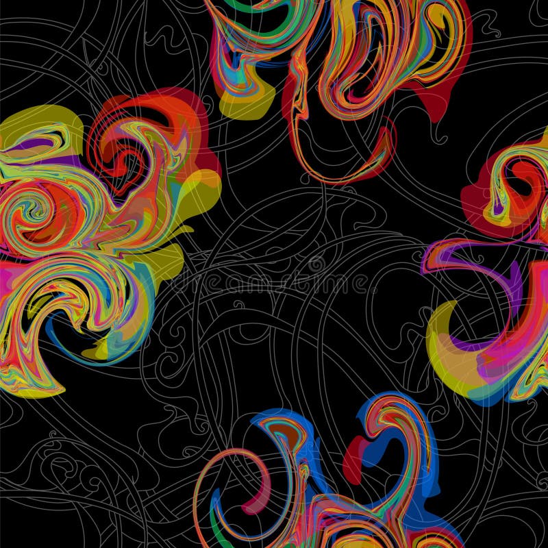 Crazy seamless pattern 1 stock illustration. Illustration of decorative ...