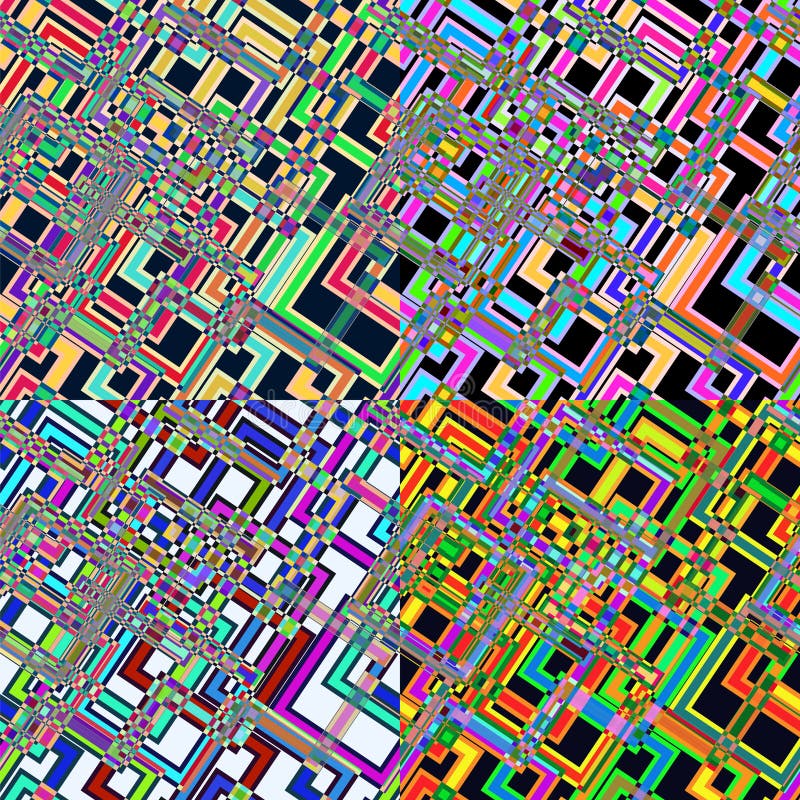 Crazy seamless pattern 2 stock illustration. Illustration of peace ...