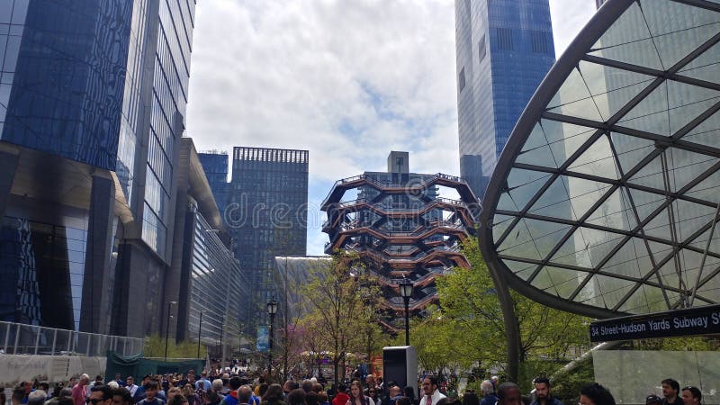 Crazy Shape Building in Manhattan Downtown Editorial Stock Photo ...