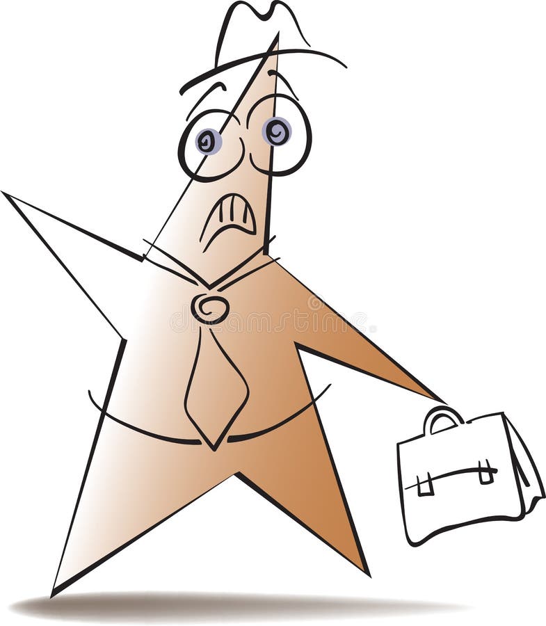 Crazy shape a man in hat stock vector. Illustration of figure - 64473365