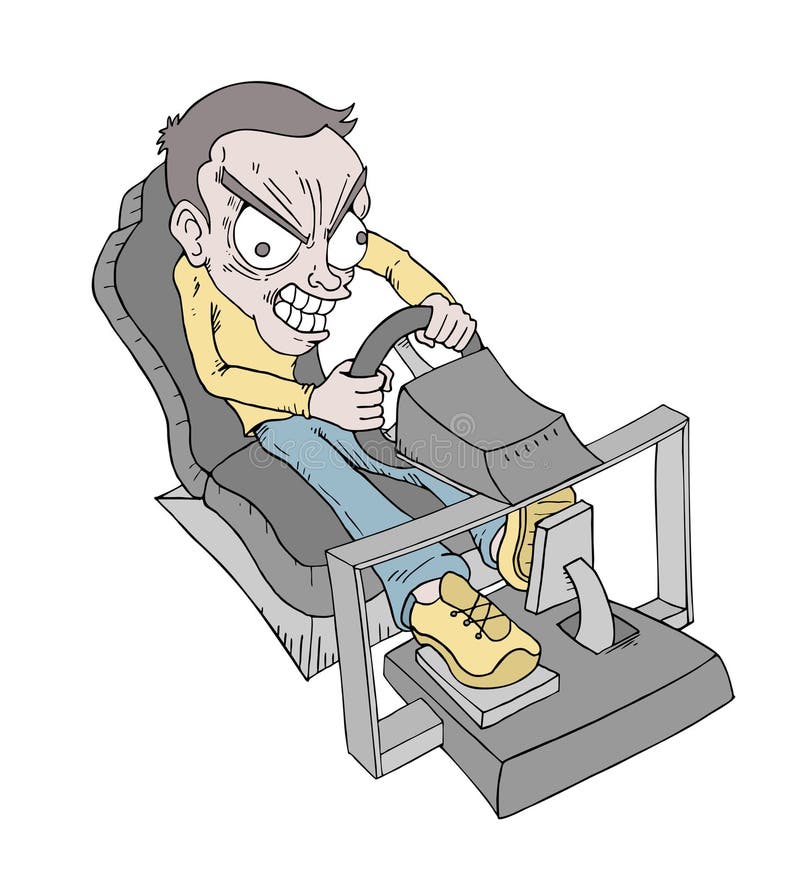 Simracer Stock Illustrations – 3 Simracer Stock Illustrations, Vectors ...