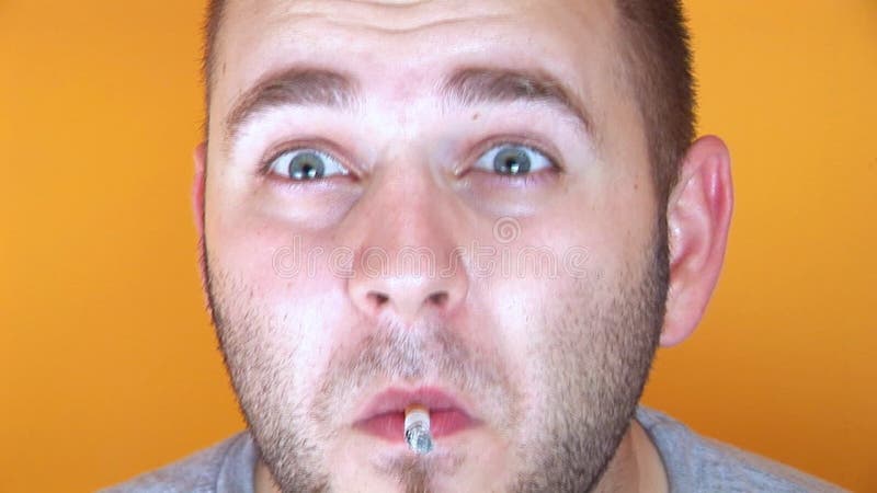 Crazy smoking stock footage. Video of composition, issues - 36079518