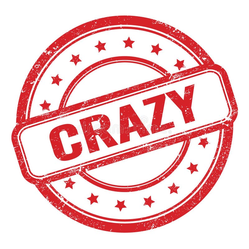 Crazy - text hand written stock vector. Illustration of symbol - 55181210