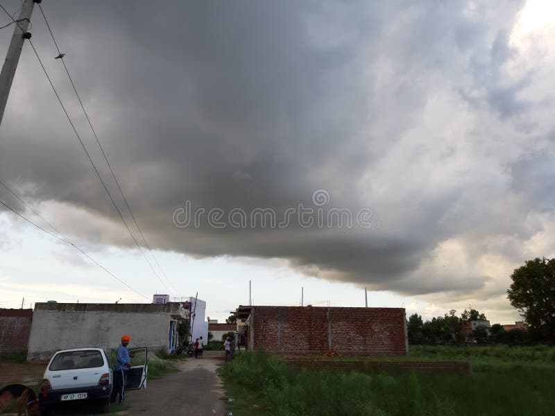 Crazy Weather Cloudy Home Rainy Editorial Photography - Image of ...