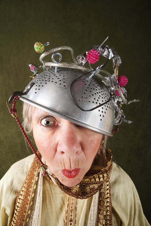 Crazy Woman stock photo. Image of whacko, bowl, protection - 8831912