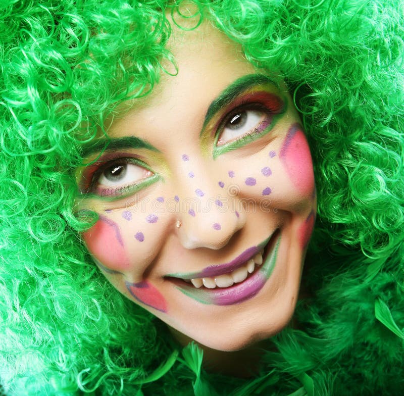 Crazy woman stock image. Image of mouth, careless, making - 52359341