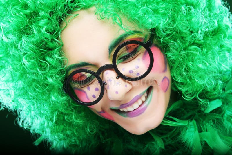 Crazy woman stock photo. Image of expression, macro, closeup - 85985512