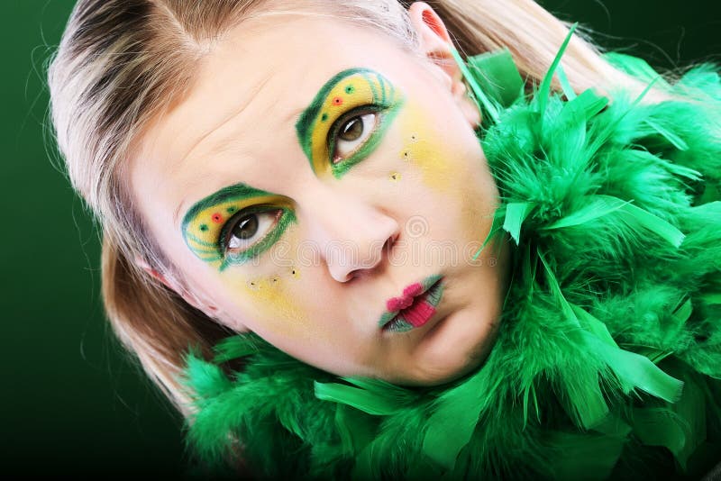 Crazy woman stock image. Image of lens, female, mouth - 89932255