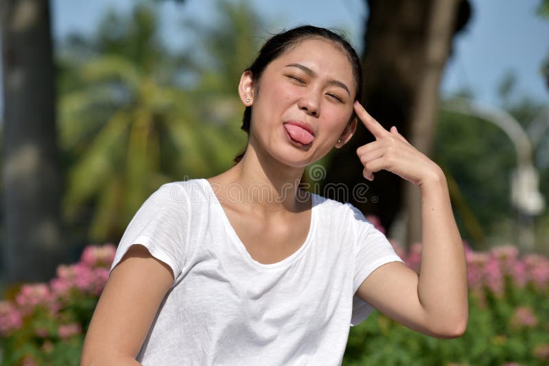 A Crazy Young Person stock photo. Image of young, lunatic - 156569450