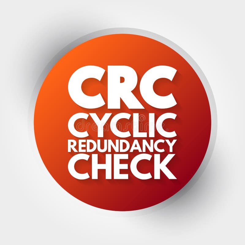 CRC - Cyclic Redundancy Check Acronym, Technology Concept Background ...