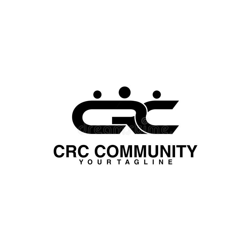 CRC Initial Community Vector Logo Design Stock Vector - Illustration of ...