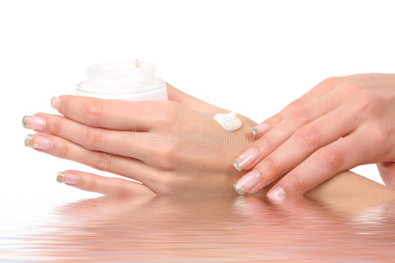 Cream for hands stock image. Image of medicine, nail, cream - 3784751