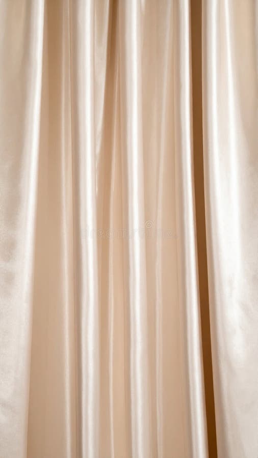 Cream Beige Draped Curtain Fabric Texture Stock Illustration ...
