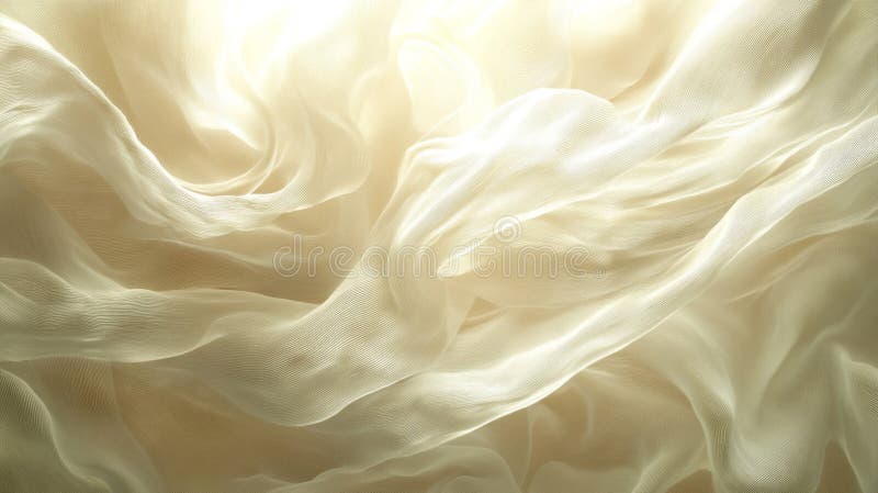 Cream and Beige Lace Fabric Texture Background Stock Illustration ...