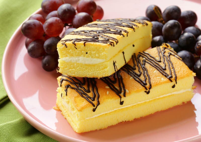 Cream Biscuits with Grape Berries Stock Image - Image of sweet, biscuit ...