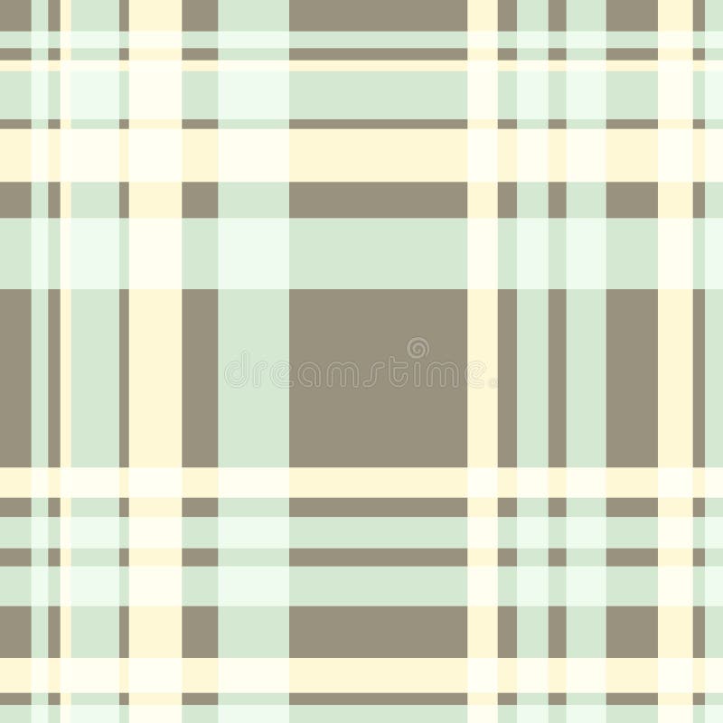 Cream Blue and Grey Striped Plaid Pattern Background Stock Illustration ...