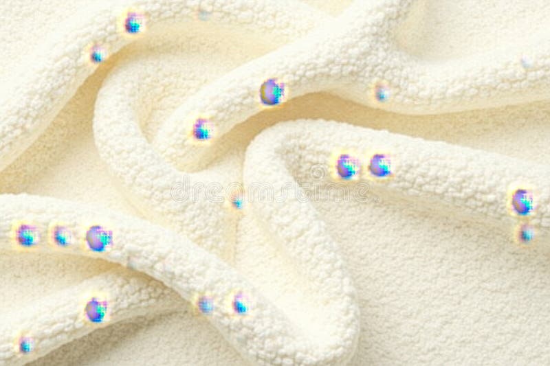 Cream Boucle Textile Swatch, Subtle Light Shadows, Ivory, DIY Stock ...