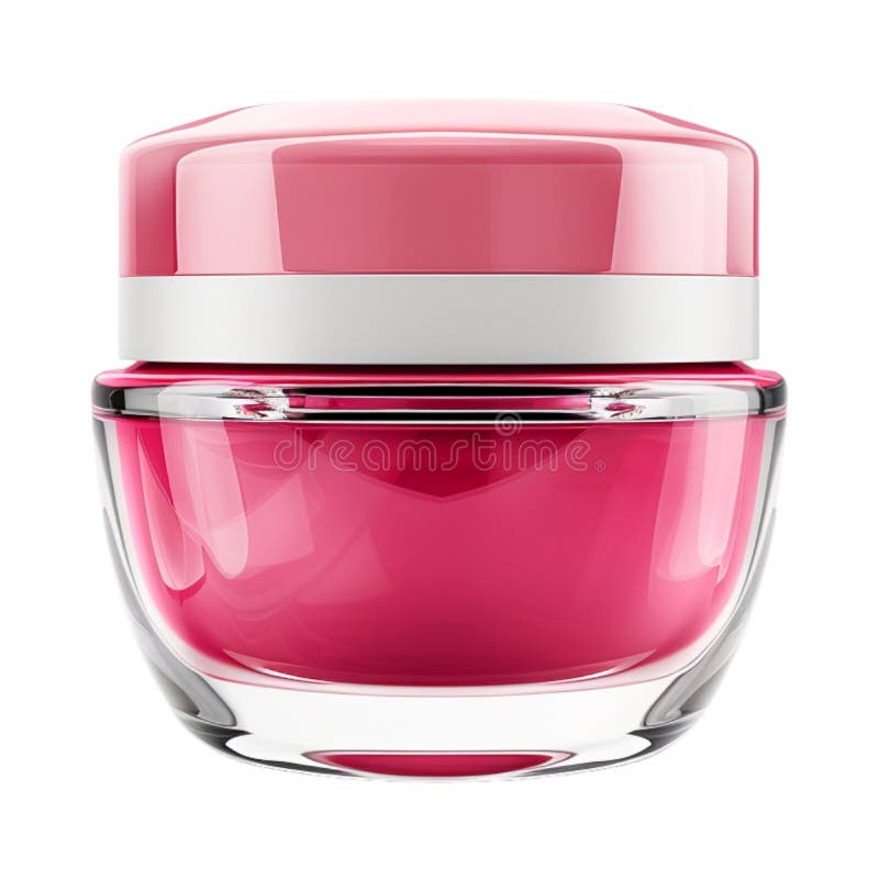 Cream Bowl for Makeup on Transparent Background - Ai Generated Stock ...