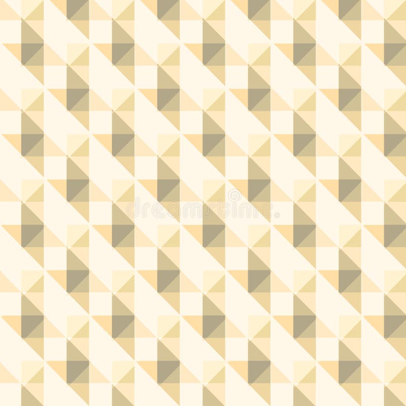 Cream and Brown Checkered Background Pattern Stock Illustration ...