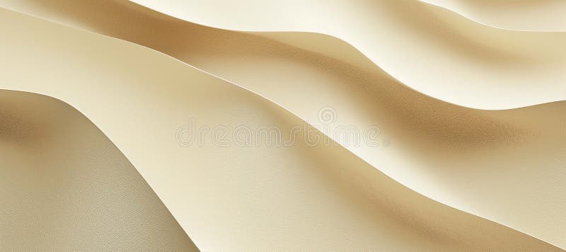Cream Brown Color Wave Business Background, Curve Stock Illustration ...