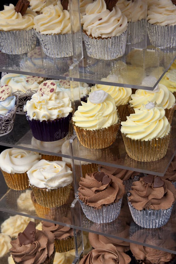 Cream Cake Display - Food stock image. Image of cakes - 24874595