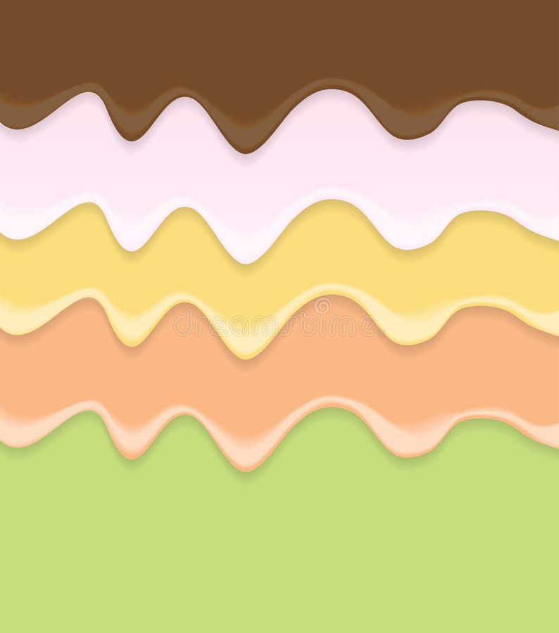 Cream Cake Icing Background Vector Illustration Stock Vector ...