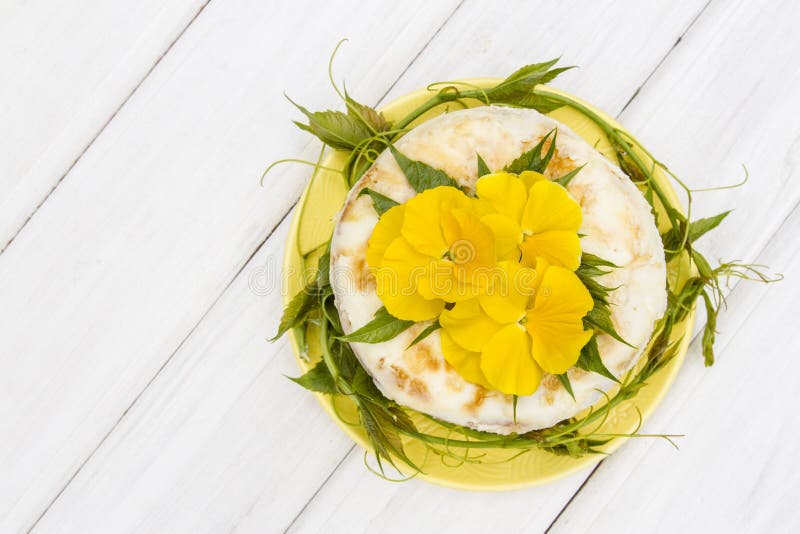 Cream cheese cake stock illustration. Illustration of confectionary ...