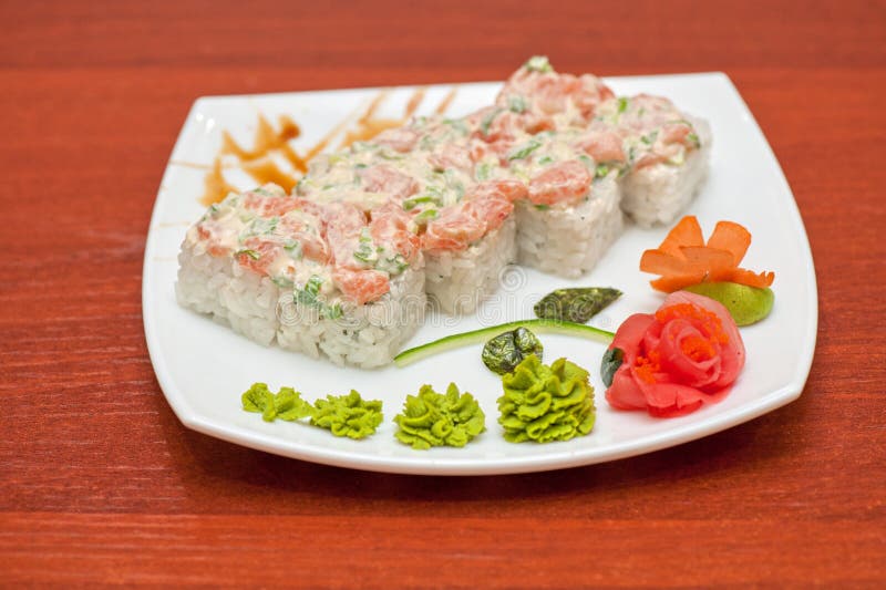 Cream cheese salmon rolls stock photo. Image of healthy - 51189586