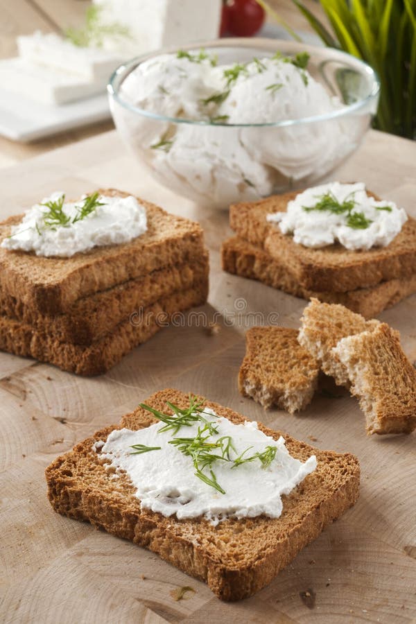 Cream and cheese spread stock image. Image of sour, spread - 42066427