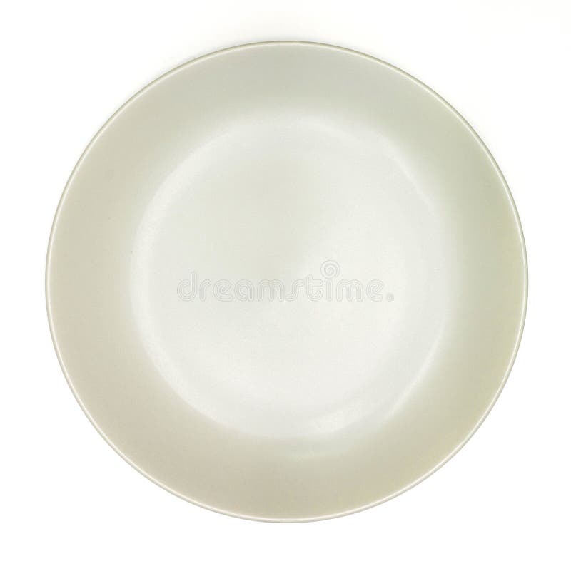 Cream china plate stock photo. Image of meal, cereal - 29600432