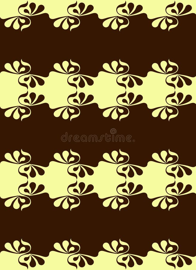 Cream Chocolate Seamless Pattern Stock Illustration - Illustration of ...