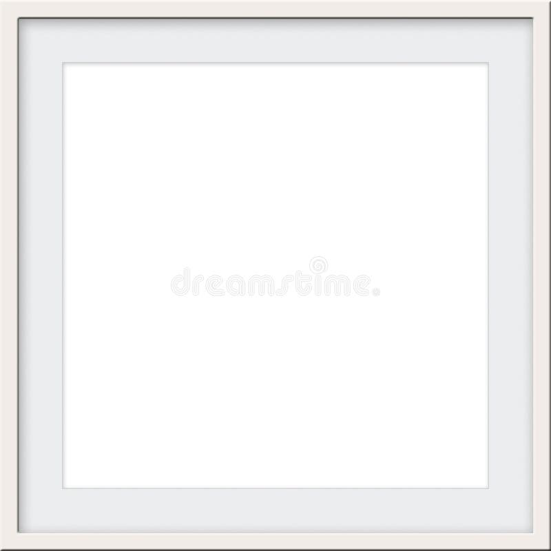 Cream Color or Ecru Square Matted Frame Blank Template Stock ...