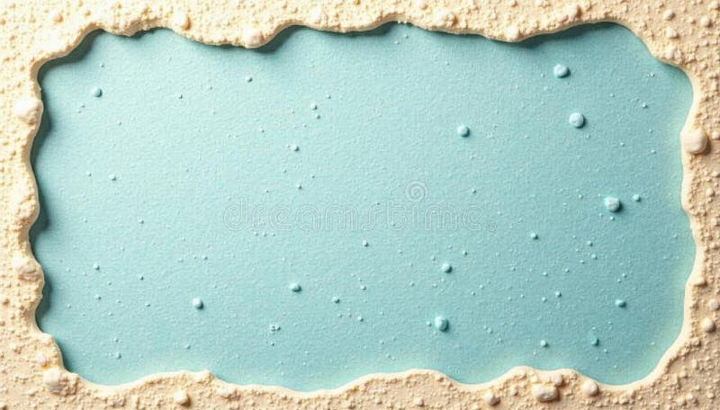 Cream Colored Border, Slightly Speckled, Rectangular Shape, Template ...