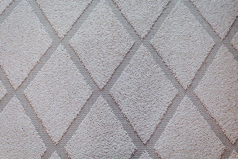 Cream Colored Carpet with Boho Style Pattern. Cream Fabric Texture ...