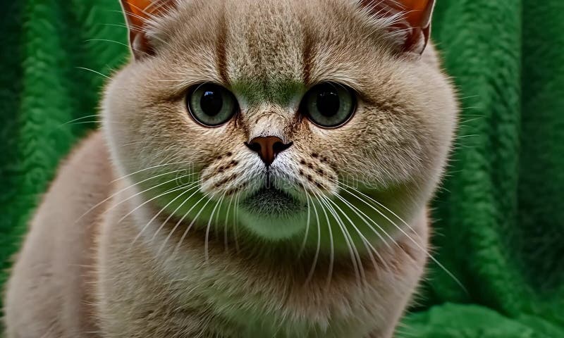 Cream-colored Cat with Intense Stare Stock Video - Video of intense ...