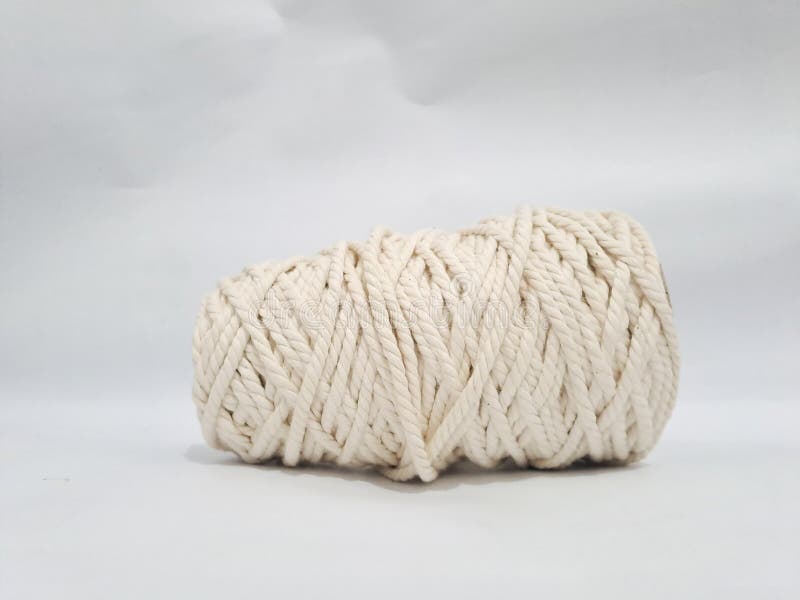 Cream-colored Rope Reel in Landscape Position Stock Photo - Image of ...
