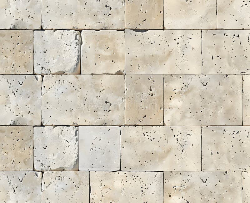 Cream Colored Stone Wall Cladding Texture Stock Illustration ...