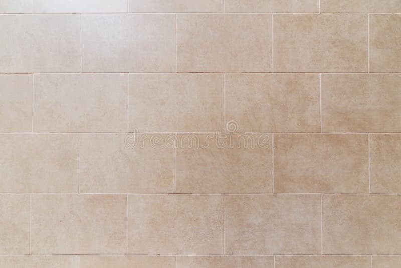 Cream Colored Tiles Background. Vector Tile Texture Stock Photo - Image ...