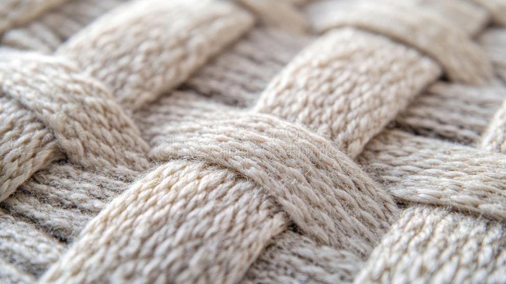 Cream-Colored Woven Fabric Texture Stock Illustration - Illustration of ...