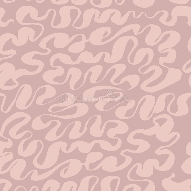Cream Colors Wavy Texture Seamless Pattern Stock Vector - Illustration ...