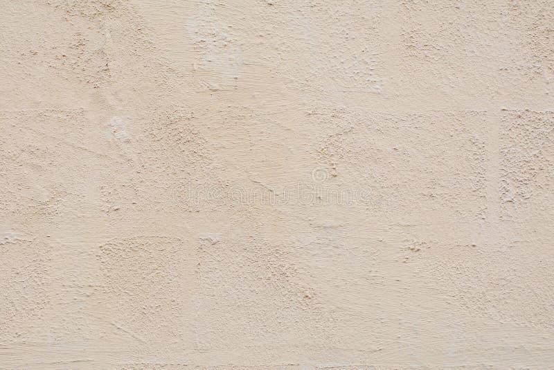 Cream Concrete Wall Texture Background For Design With Copy Space Text ...