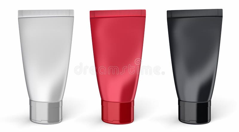 Cream container stock illustration. Illustration of packaging - 22190508