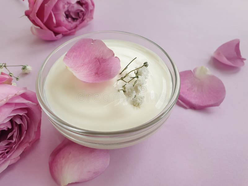 Cream Cosmetic Rose Flower Moisturizer Ointment Handmade Extract on ...